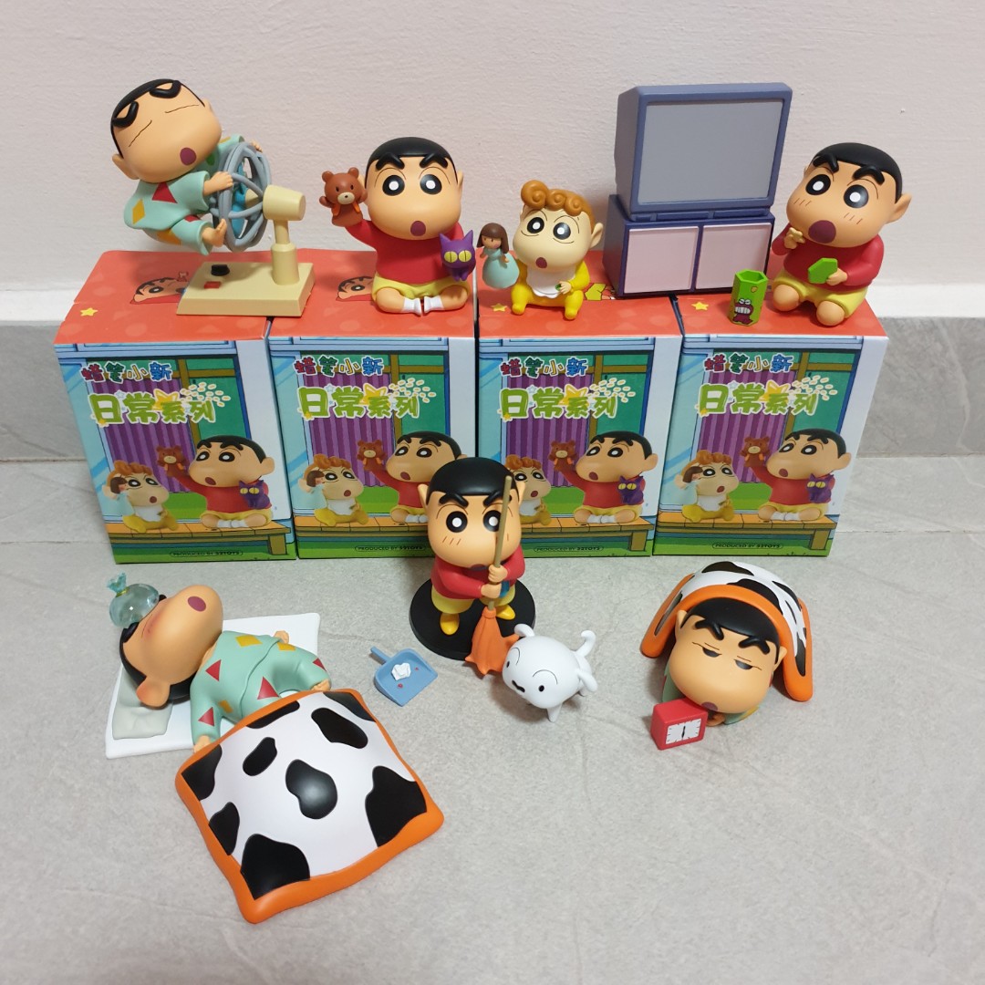 52toys Crayon Shin Chan Daily Activities Series 1 - set of 6 figures ...