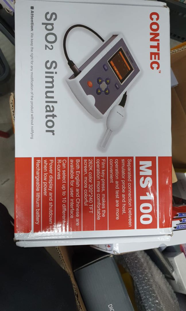 心率與血氧濃度模擬器 SPO2 Simulator (MS100）$4000, 家庭電器, 其他家庭電器 - Carousell