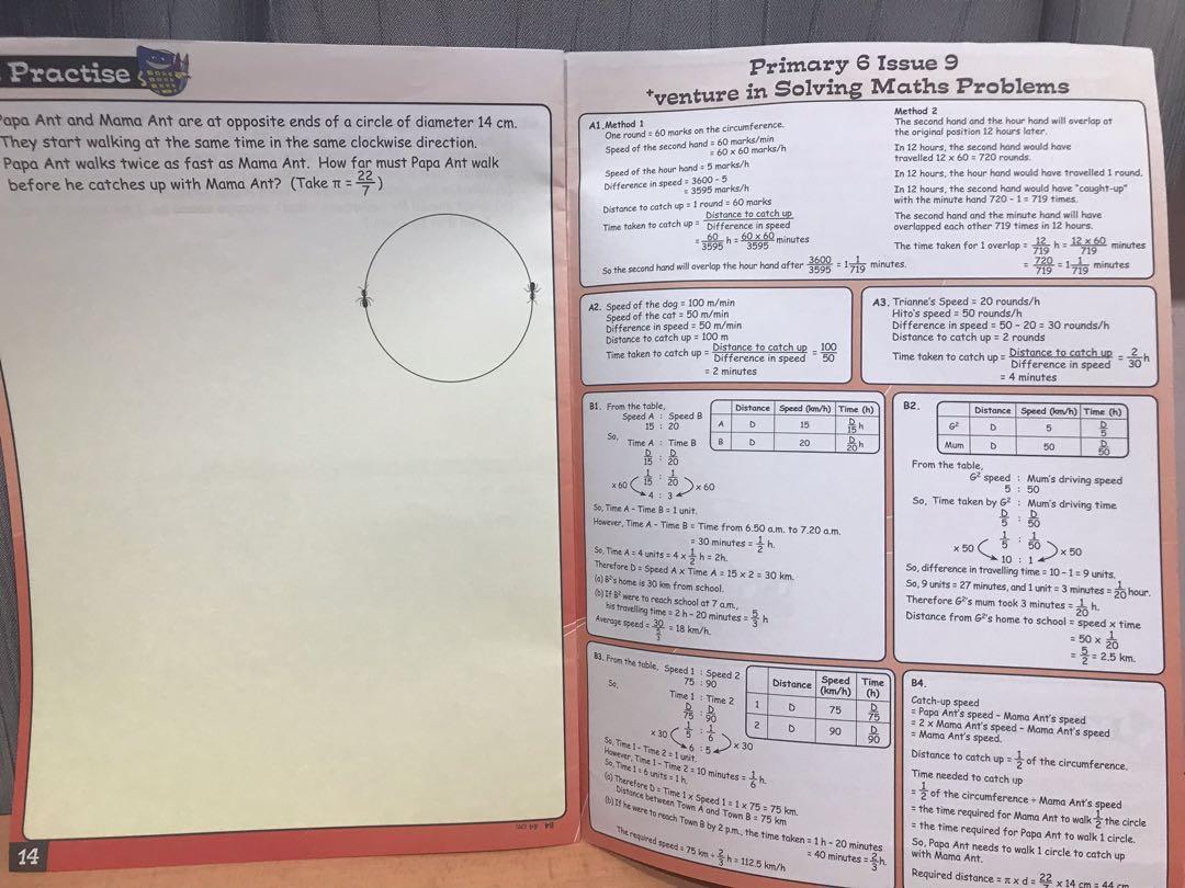 + Venture Math Problems Worksheets Primary 6 , Hobbies & Toys, Books ...