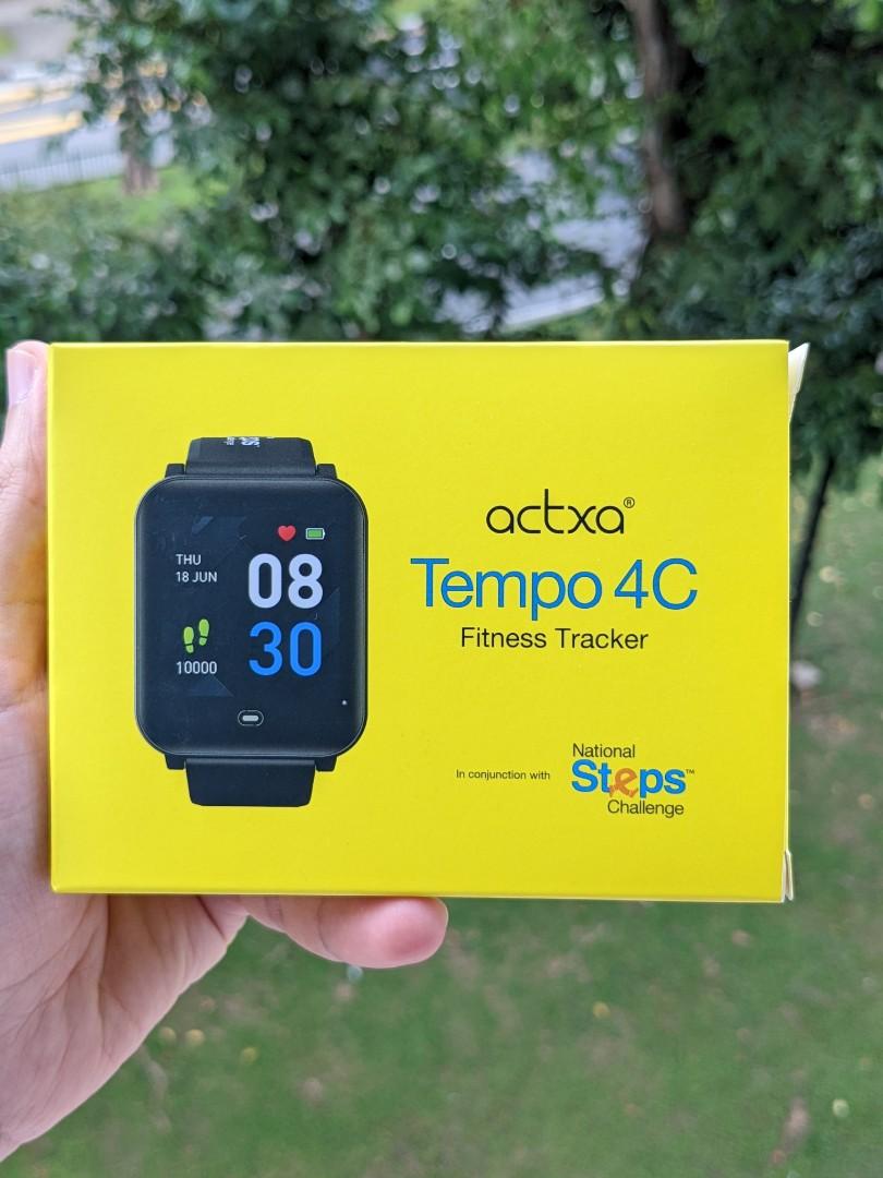 Actxa Tempo 4C Fitness Tracker, Mobile Phones & Gadgets, Wearables & Smart Watches on Carousell