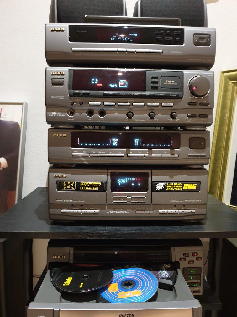 Aiwa multi cd hi fi system, TV & Home Appliances, TV & Entertainment ...