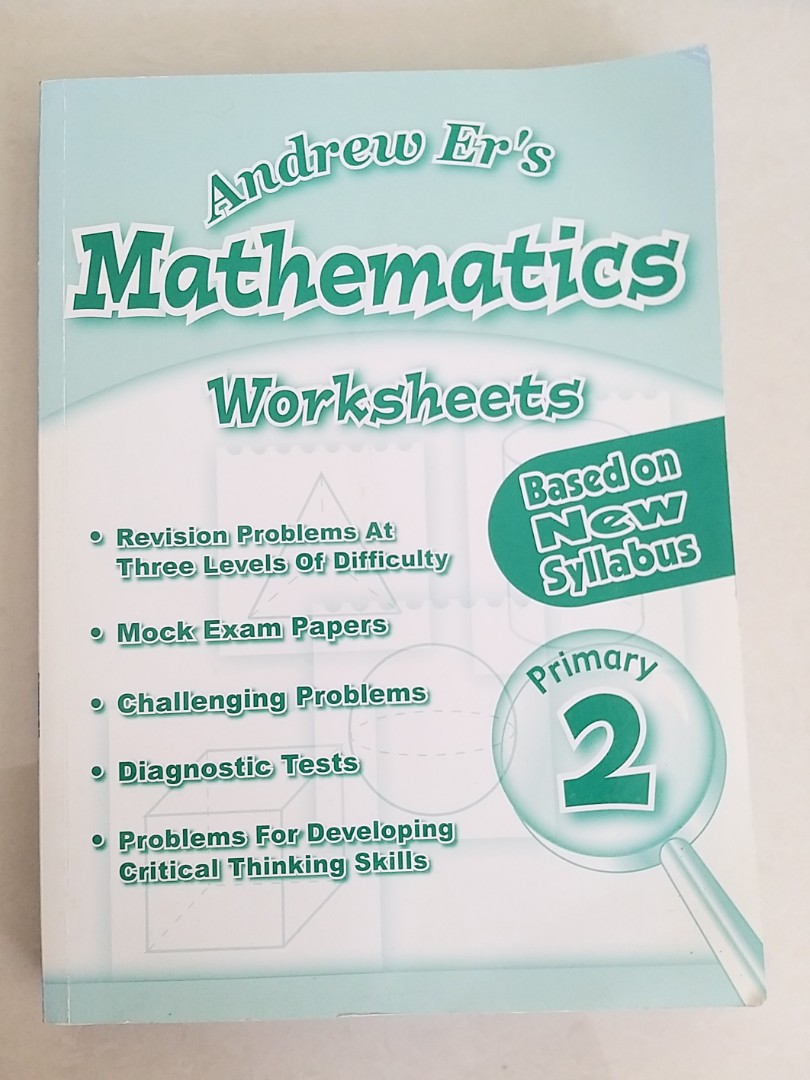 Andrew Er's Mathematics Worksheets Primary 2, Hobbies & Toys, Books ...