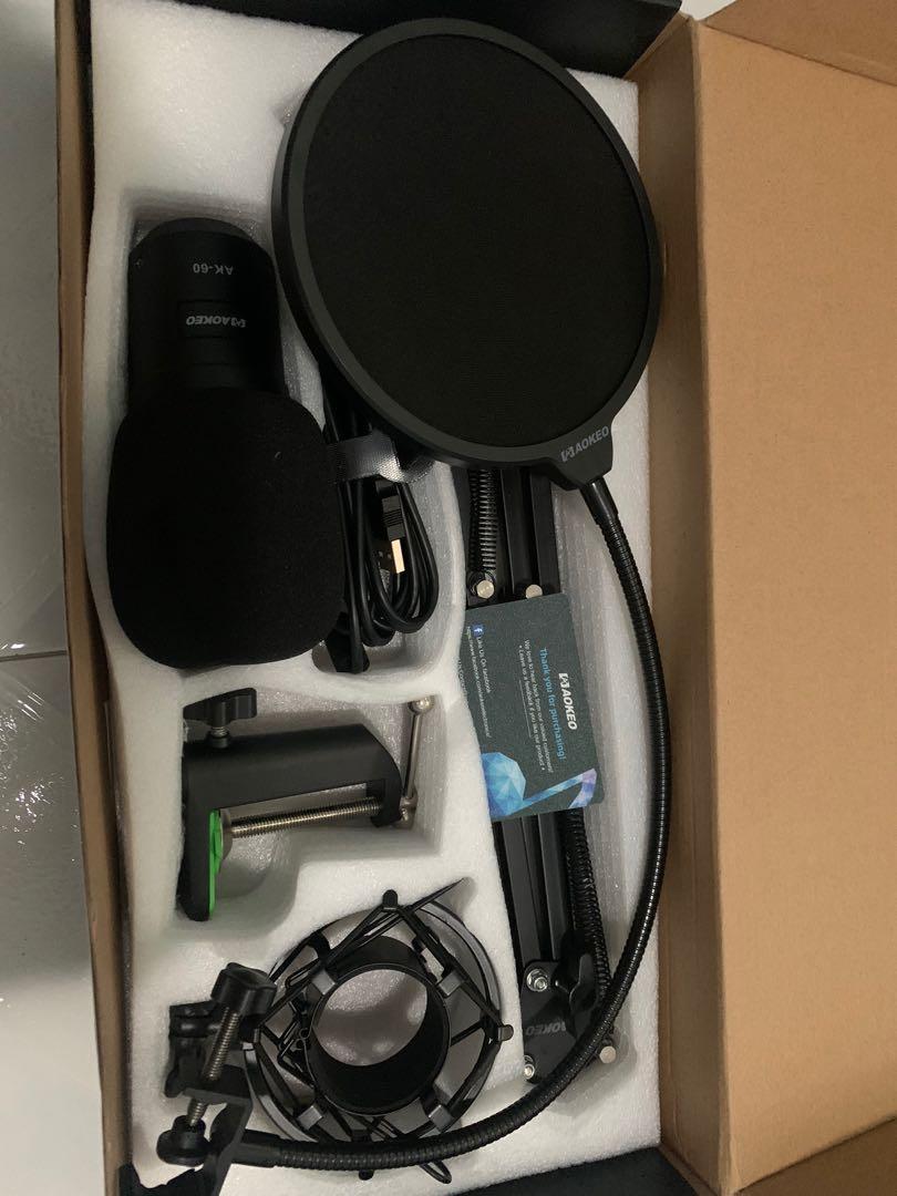 Aokeo Condenser Microphone, Audio, Microphones on Carousell