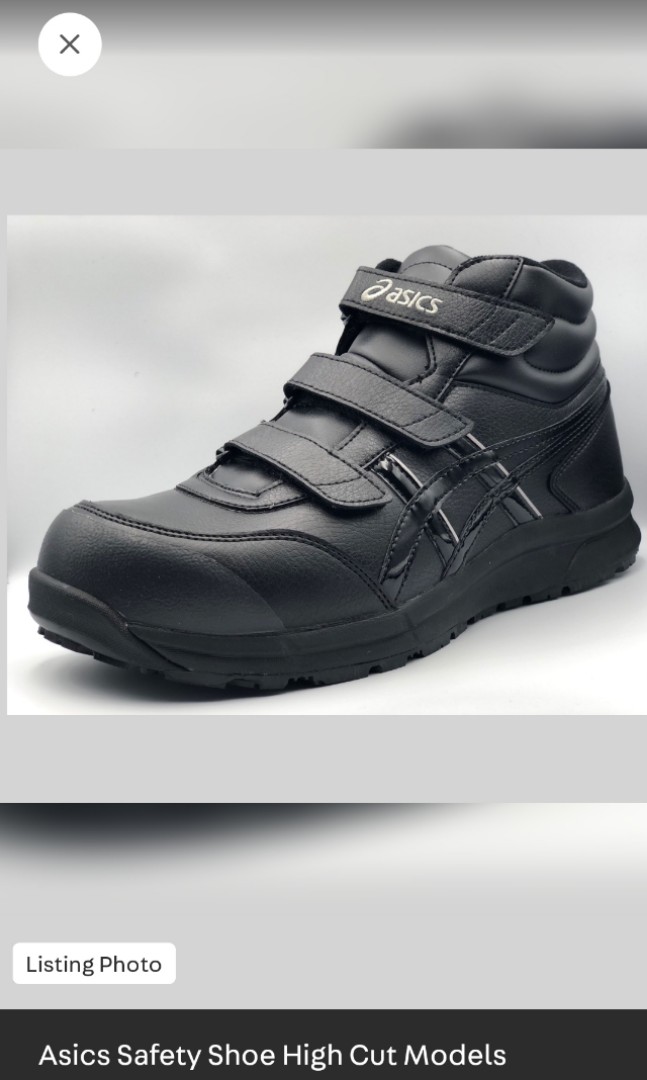 Ascis safety shoes 26.5, Men's Fashion, Footwear, Boots on Carousell