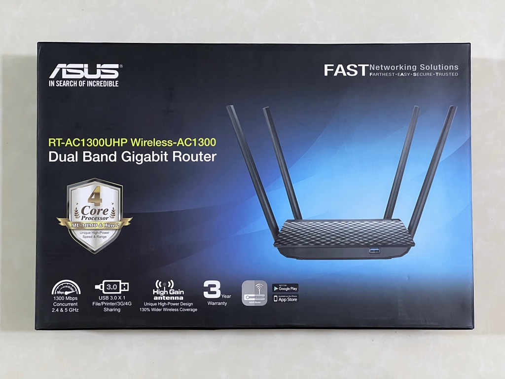 ASUS RT-AC1300UHP Wireless Router AC, Computers & Tech, Parts ...