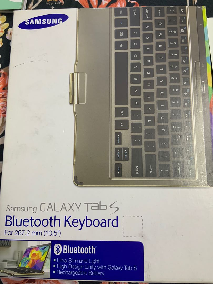 Bluetooth Keyboard for Samsung Galaxy Tab-S (10.5”), Mobile Phones ...