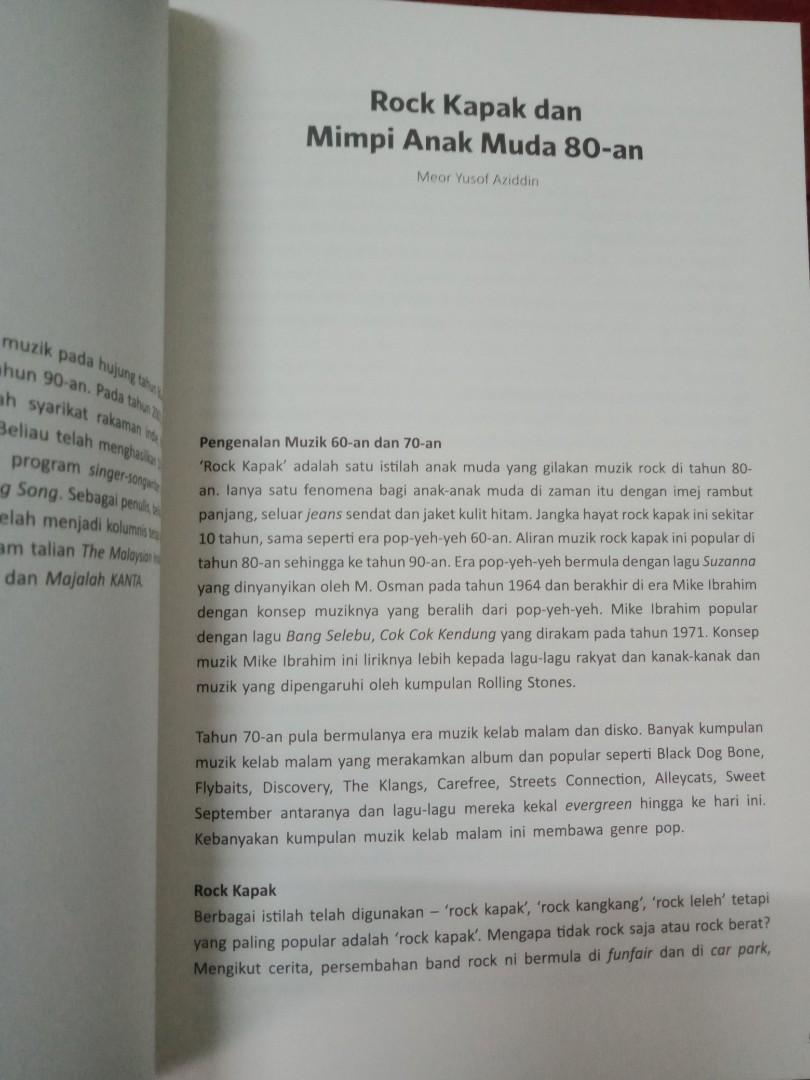 Buku: Muzik Rock Kapak, Hobbies & Toys, Books & Magazines, Storybooks ...