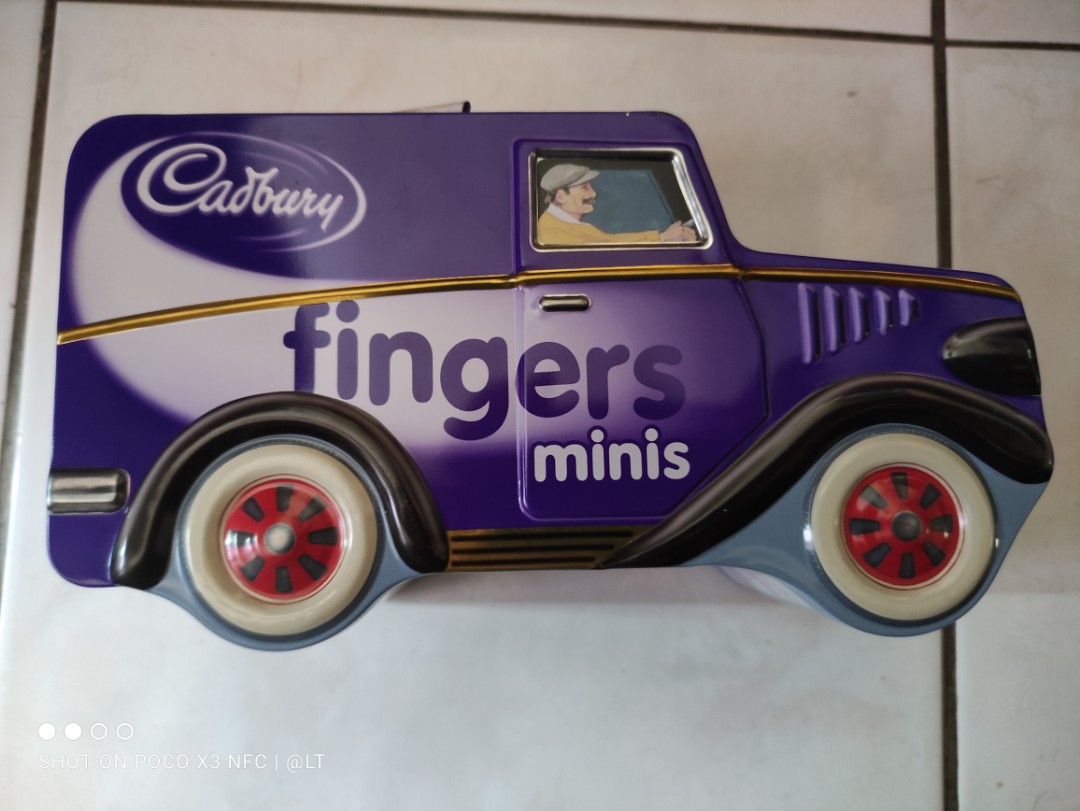 Cadbury Fingers Mini Tin Box, Furniture & Home Living, Home Decor ...