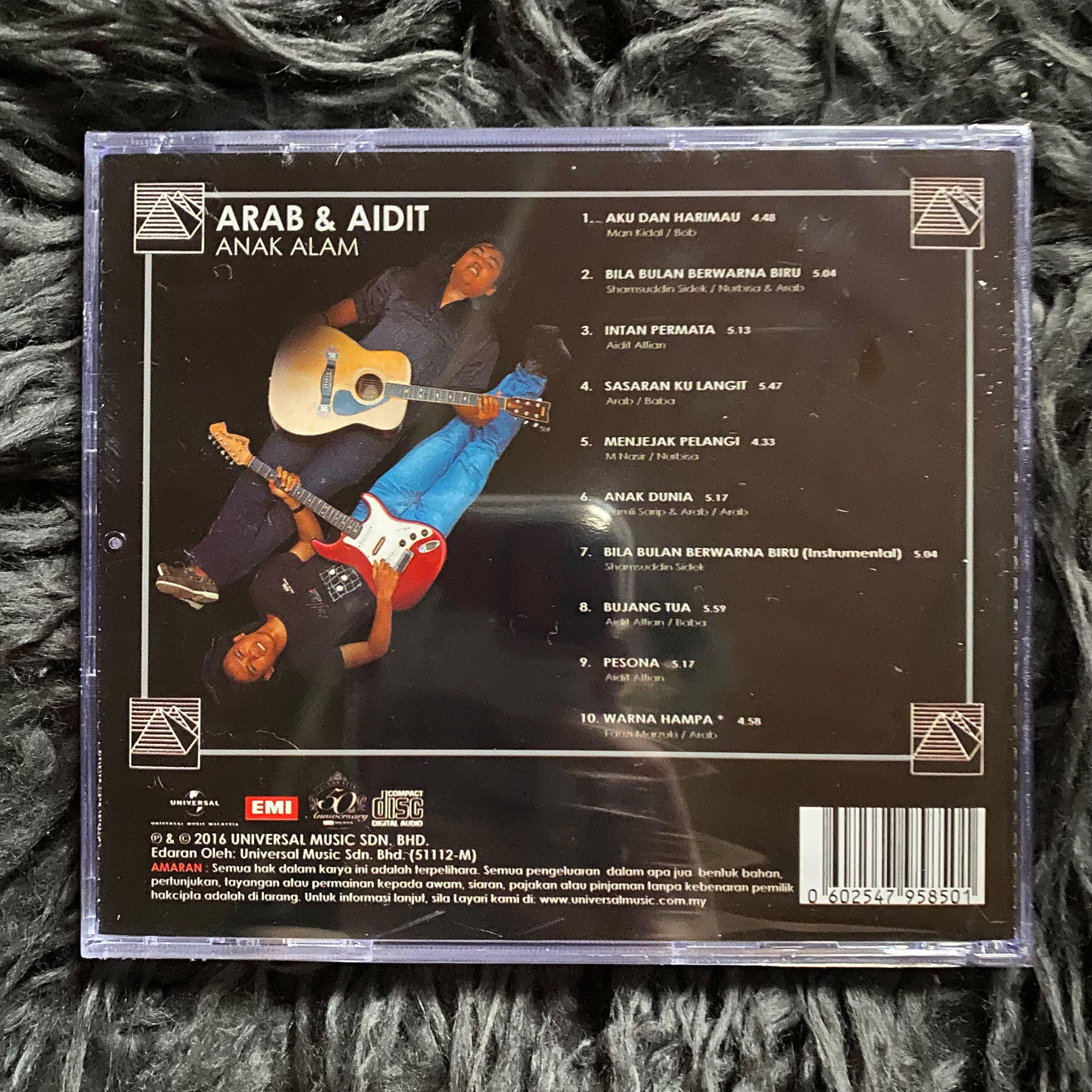 CD ARAB & AIDIT Anak alam, Hobbies & Toys, Music & Media, CDs & DVDs on ...