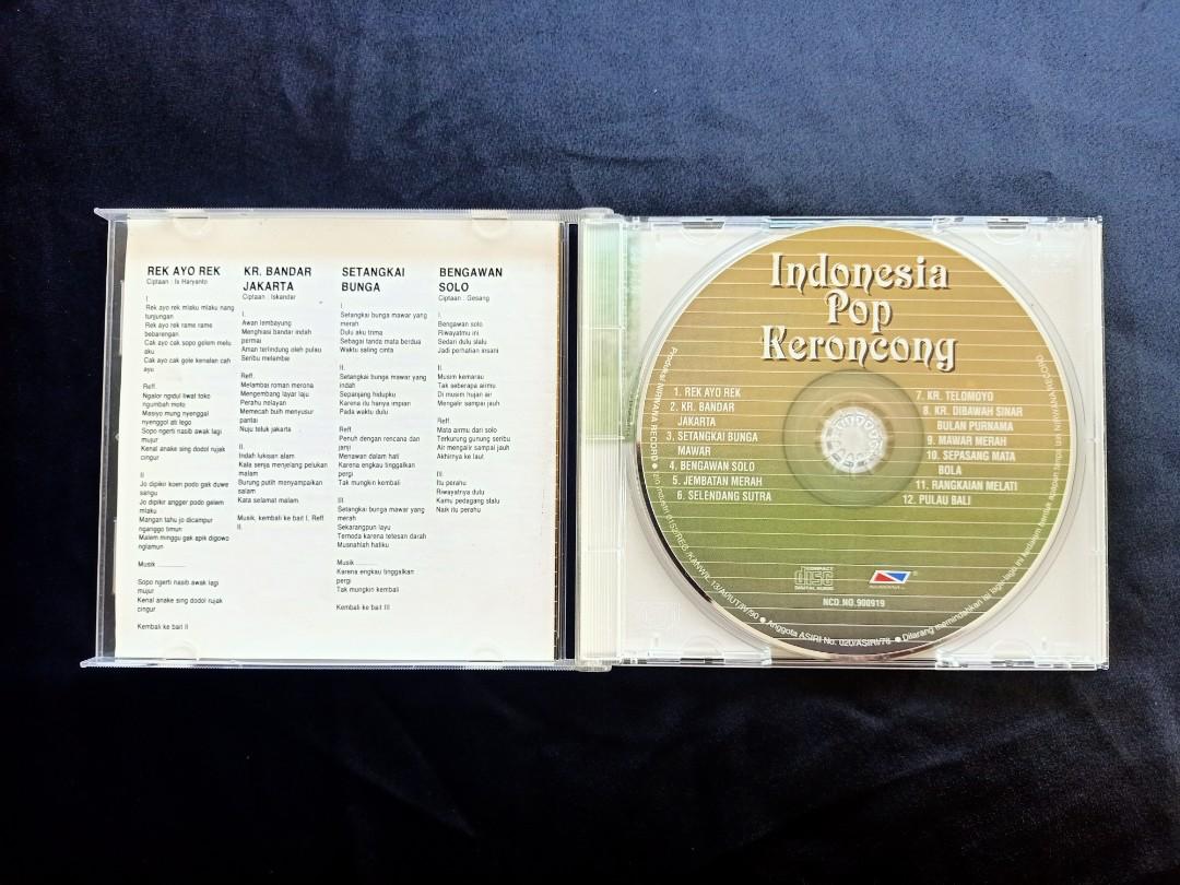 CD Indonesian Pop Keroncong, Hobbies & Toys, Music & Media, CDs & DVDs on Carousell