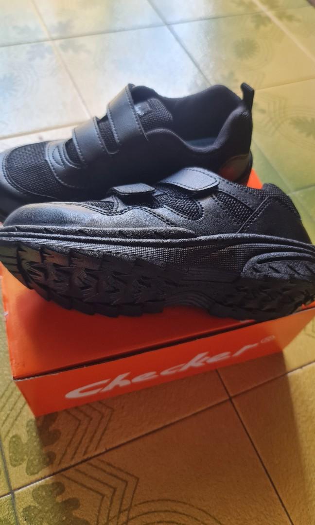 Checker school shoes, Babies & Kids, Babies & Kids Fashion on Carousell