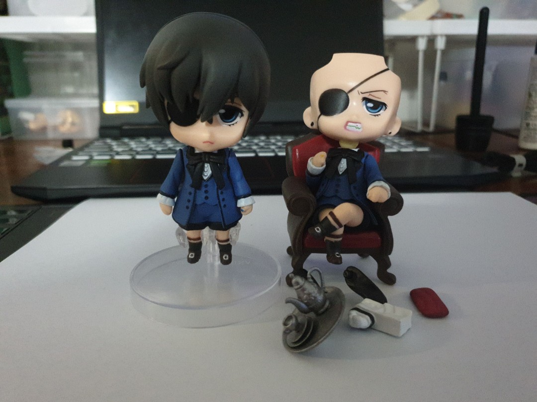 Ciel phantomhive nendoroid ( can use as ob11 head and hair and face), Hobbies & Toys ...