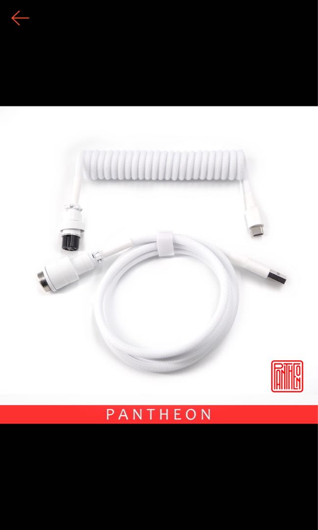 Coiled custom keyboard cable, Computers & Tech, Parts & Accessories ...