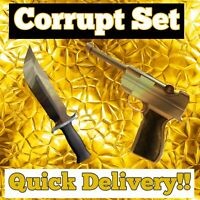 Corrupt set mm2 roblox Corrupt knife and luger, Video Gaming, Gaming ...