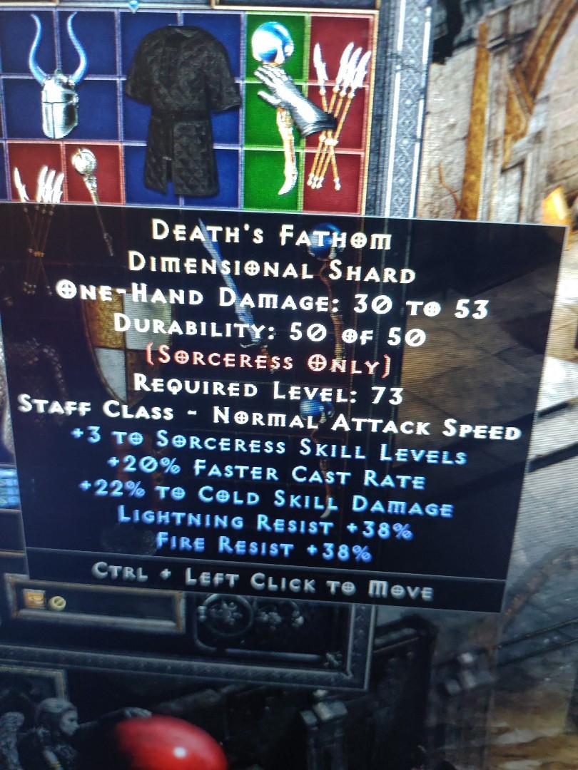 Diablo 2 resurrected death fathom, Video Gaming, Gaming Accessories, In ...