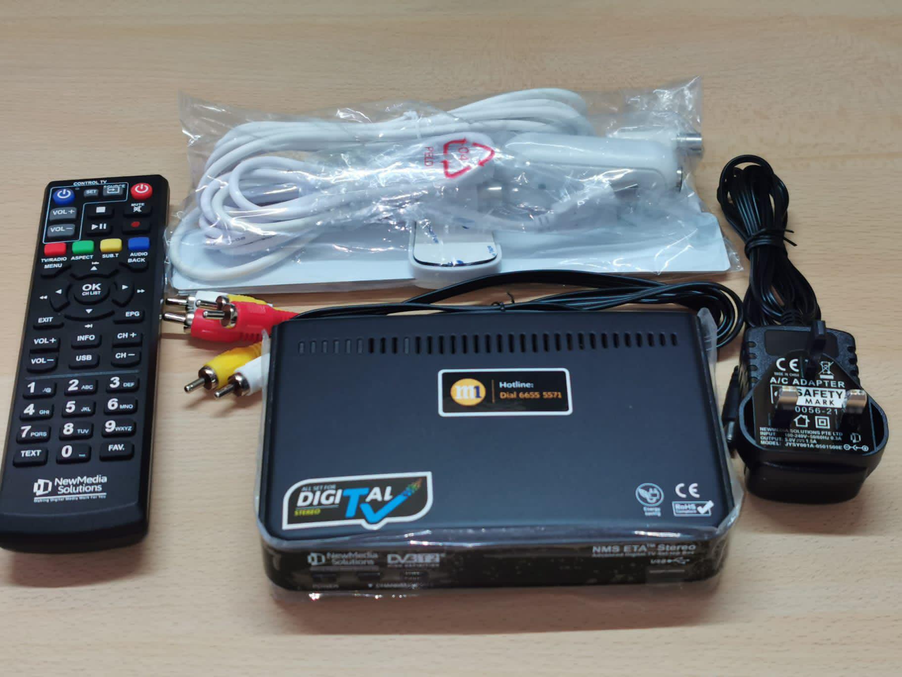 Digital Set top box with antenna and remote, TV & Home Appliances, TV ...