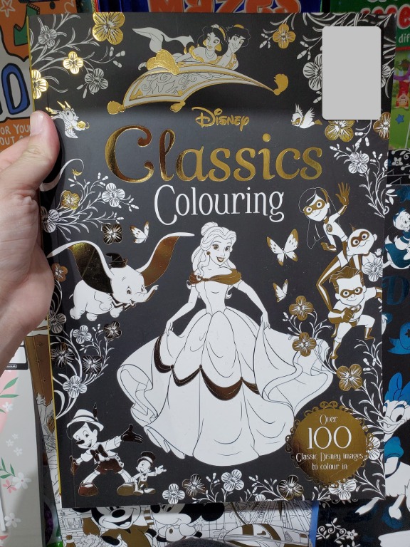 Disney Classic Characters Colouring Book迪士尼填色簿, 興趣及遊戲, 手作＆自家設計, 文具 ...