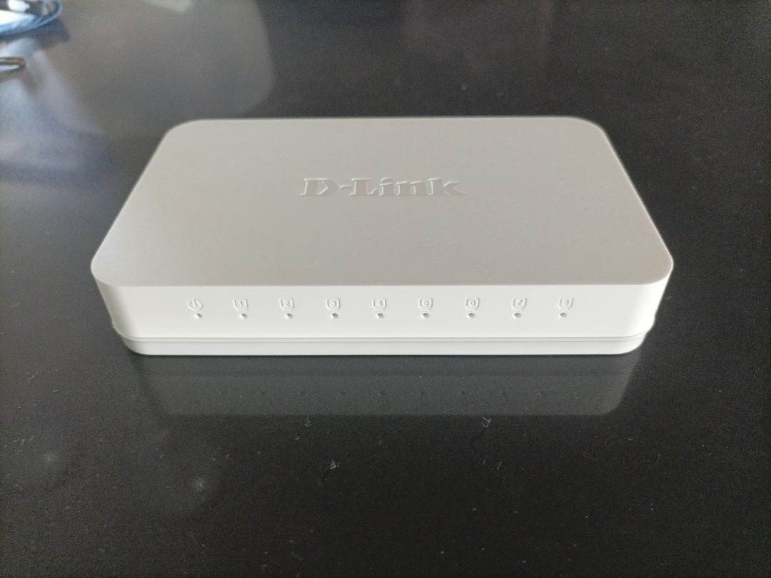 D-Link 8 port gigaport Network Switch, Computers & Tech, Parts ...