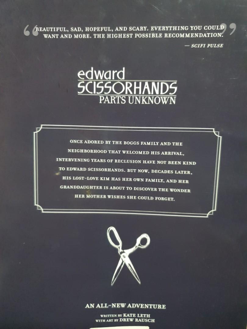 Edward Scissorhands Graphic Novel, Hobbies & Toys, Books & Magazines ...
