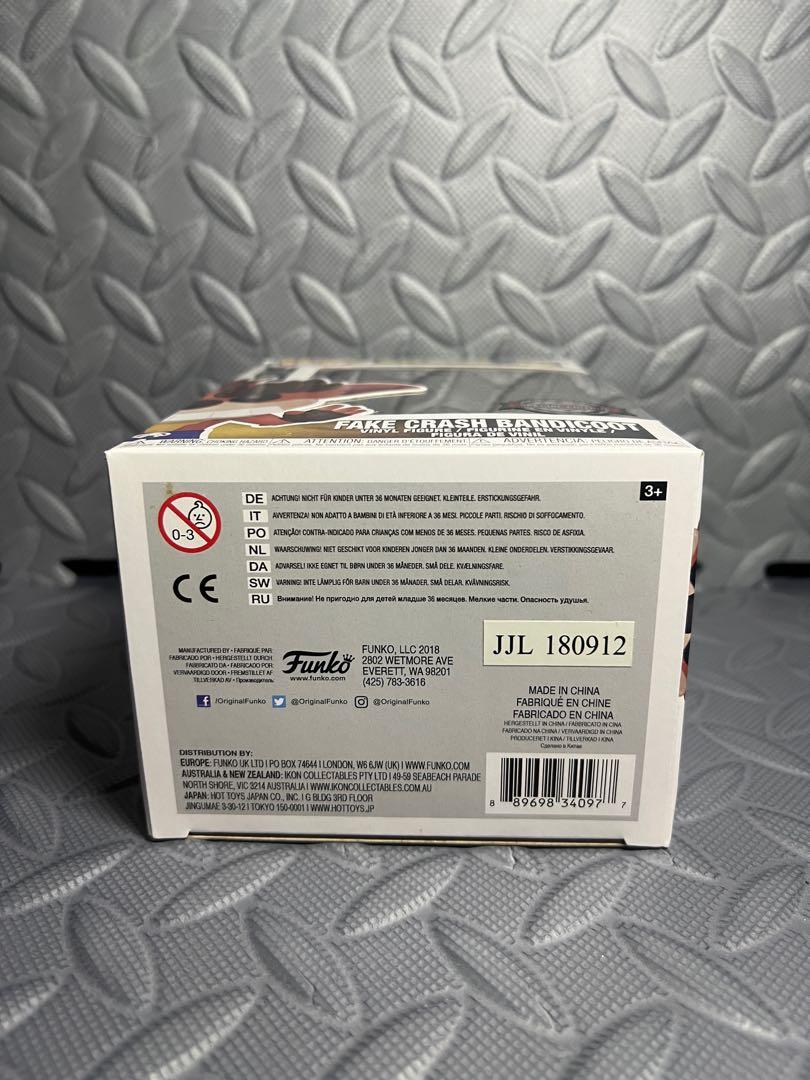 Fake Crash Bandicoot 422 Funko Pop, Hobbies & Toys, Toys & Games on ...