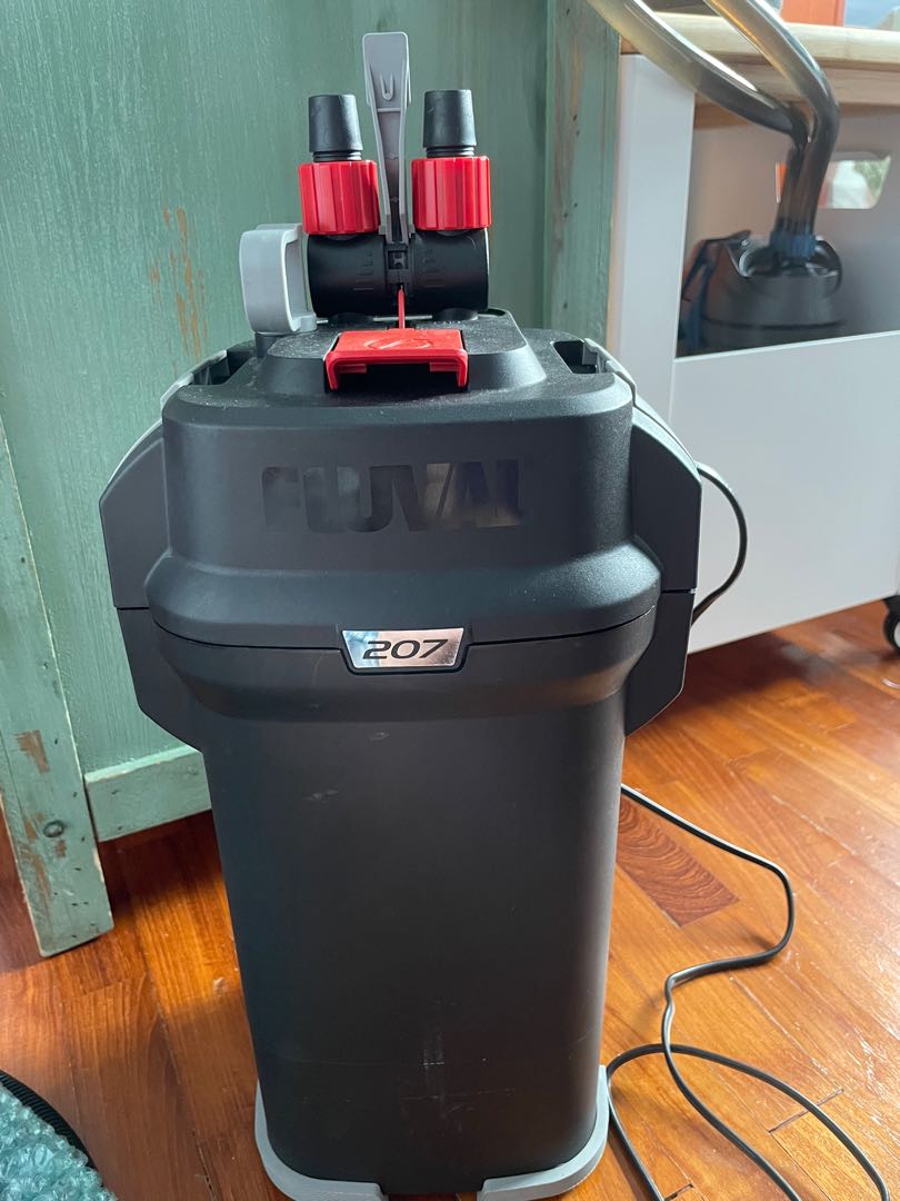 Fluval canister filter 207 & Shiruba XB-303, Pet Supplies, Homes ...