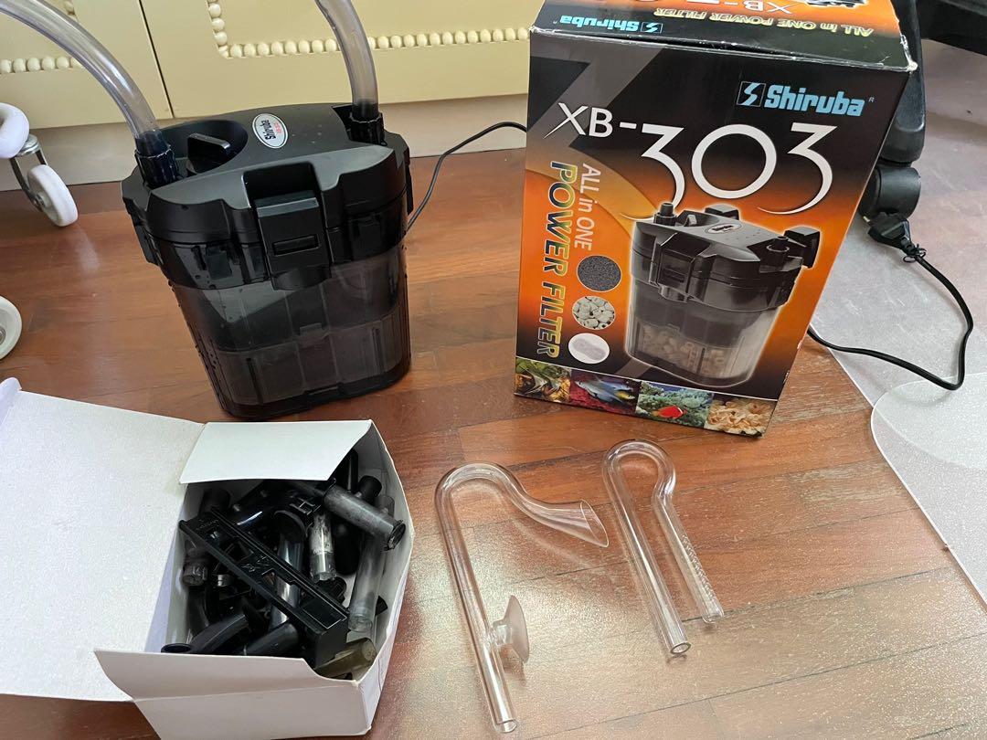 Fluval canister filter 207 & Shiruba XB-303, Pet Supplies, Homes ...