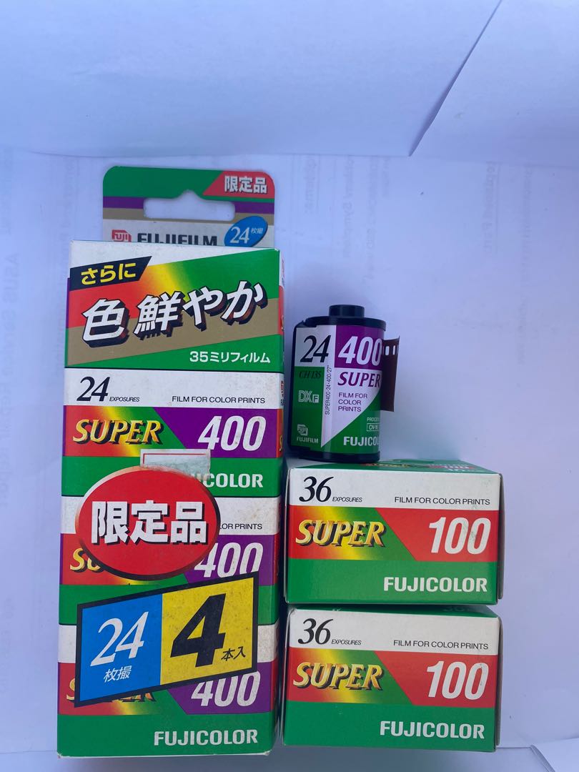Fujifilm Fujicolor Super 400/100 Expired 35mm Film, Photography ...