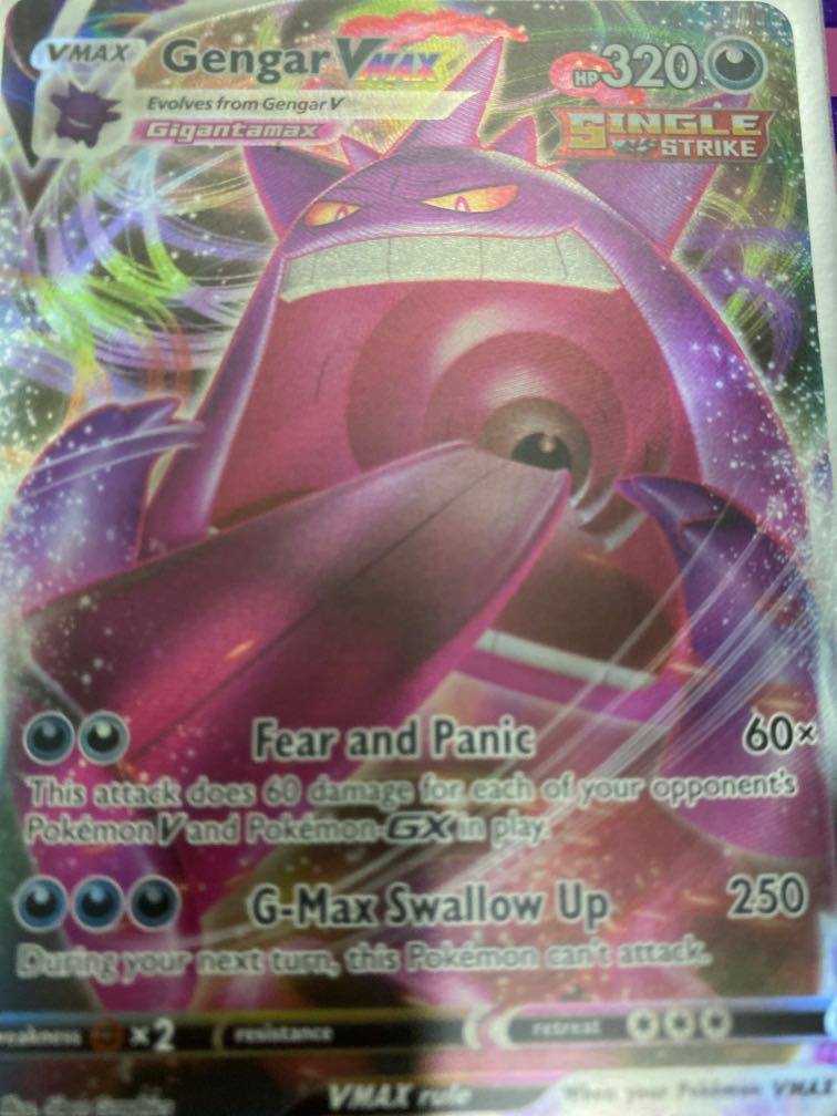 gengar Vmax, Hobbies & Toys, Toys & Games on Carousell