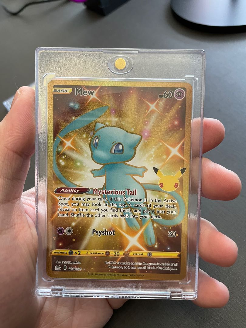 Golden Shiny Mew, Hobbies & Toys, Memorabilia & Collectibles, Vintage ...