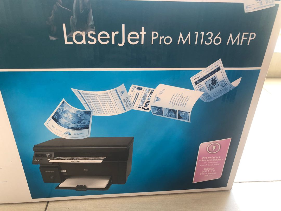 HP LaserJet Pro M1136 MFP, Computers & Tech, Printers, Scanners ...