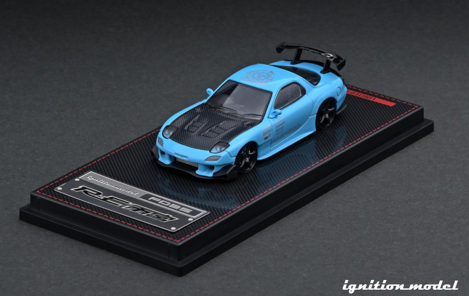 Ignition Model IG 1/64 IG 1949 Mazda RX-7 (FD3S) RE Amemiya Light Blue IG 2064 Mazda RX-7 (FD3S ...