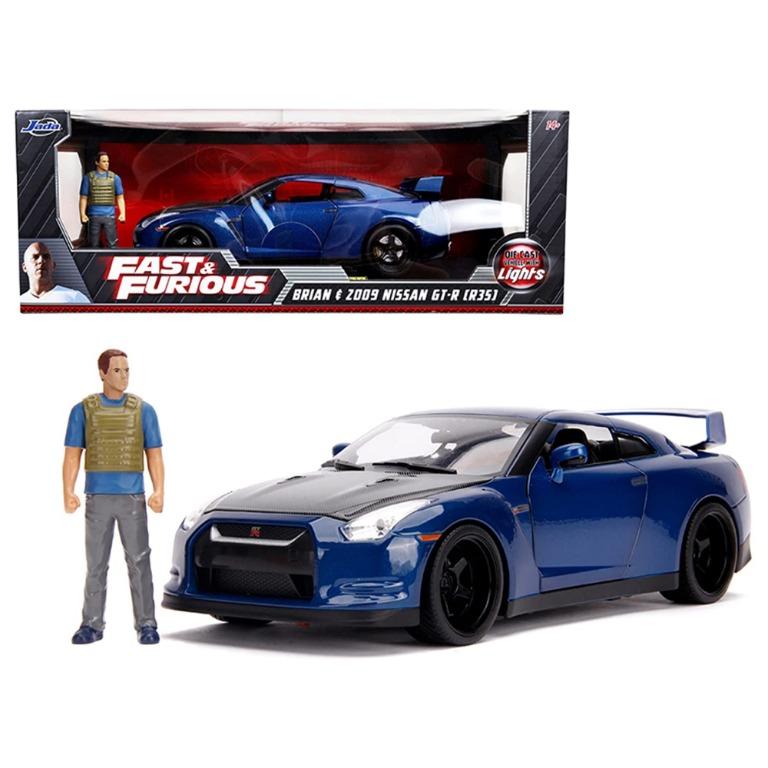 Jada 1/18 Scale Fast & Furious - 2009 Brian's Nissan GT-R (R35) with ...