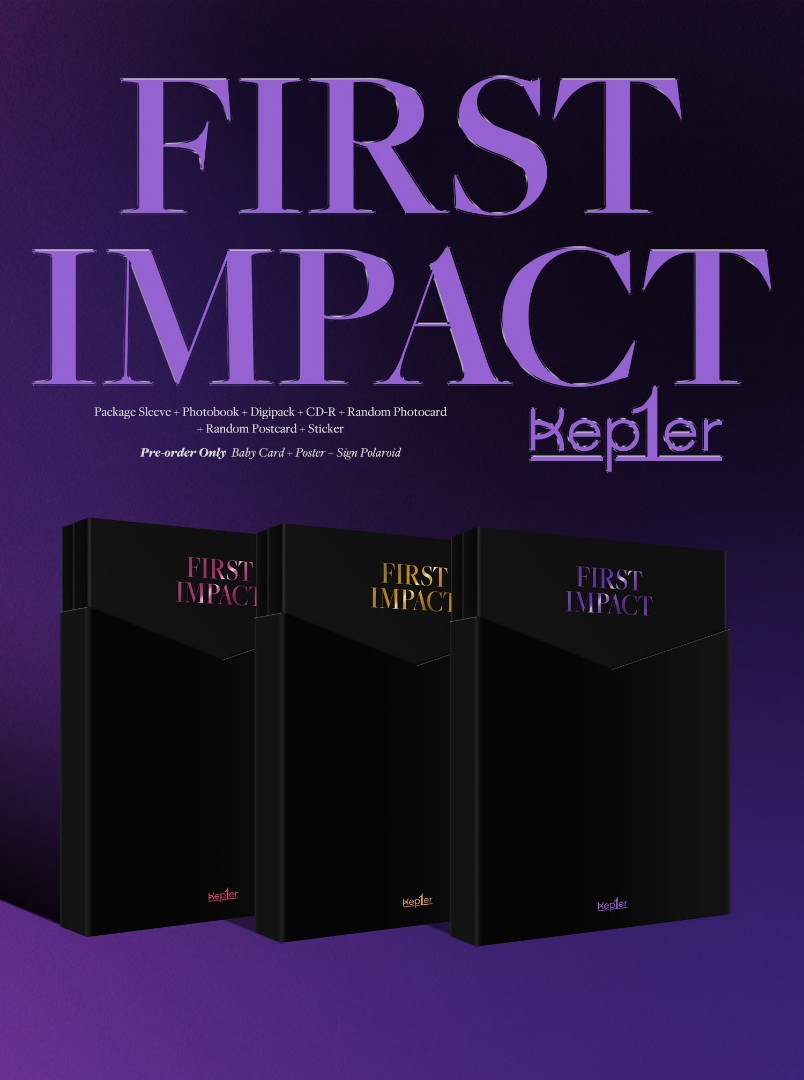 Kep1er : KEPLER Album [ FIRST IMPACT ] (PRE-ORDER: SEALED), Hobbies ...