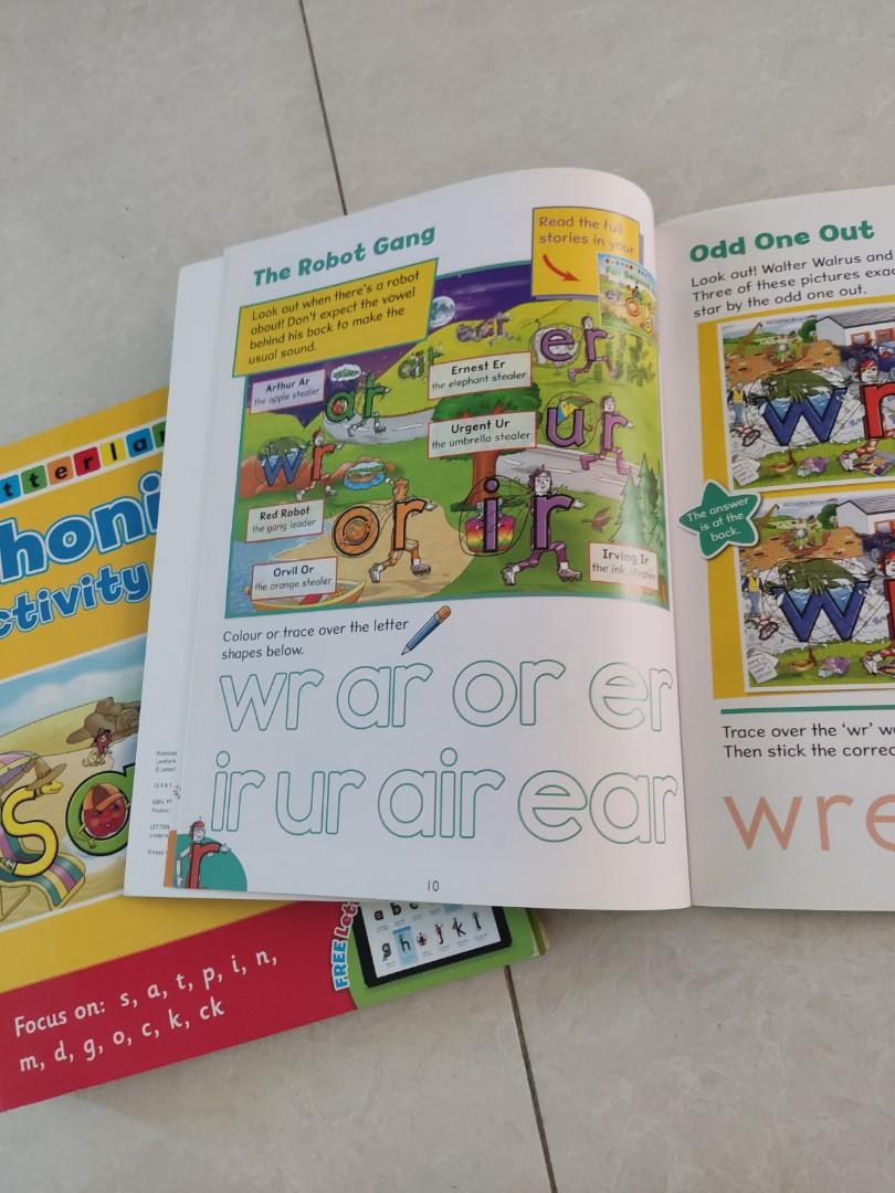 Letterland phonics far beyond ABC activity book, Hobbies & Toys, Books ...