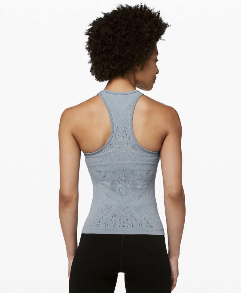 Lululemon Reveal Tank *Zen (CHBY & BLK), Women's Fashion, Activewear on ...