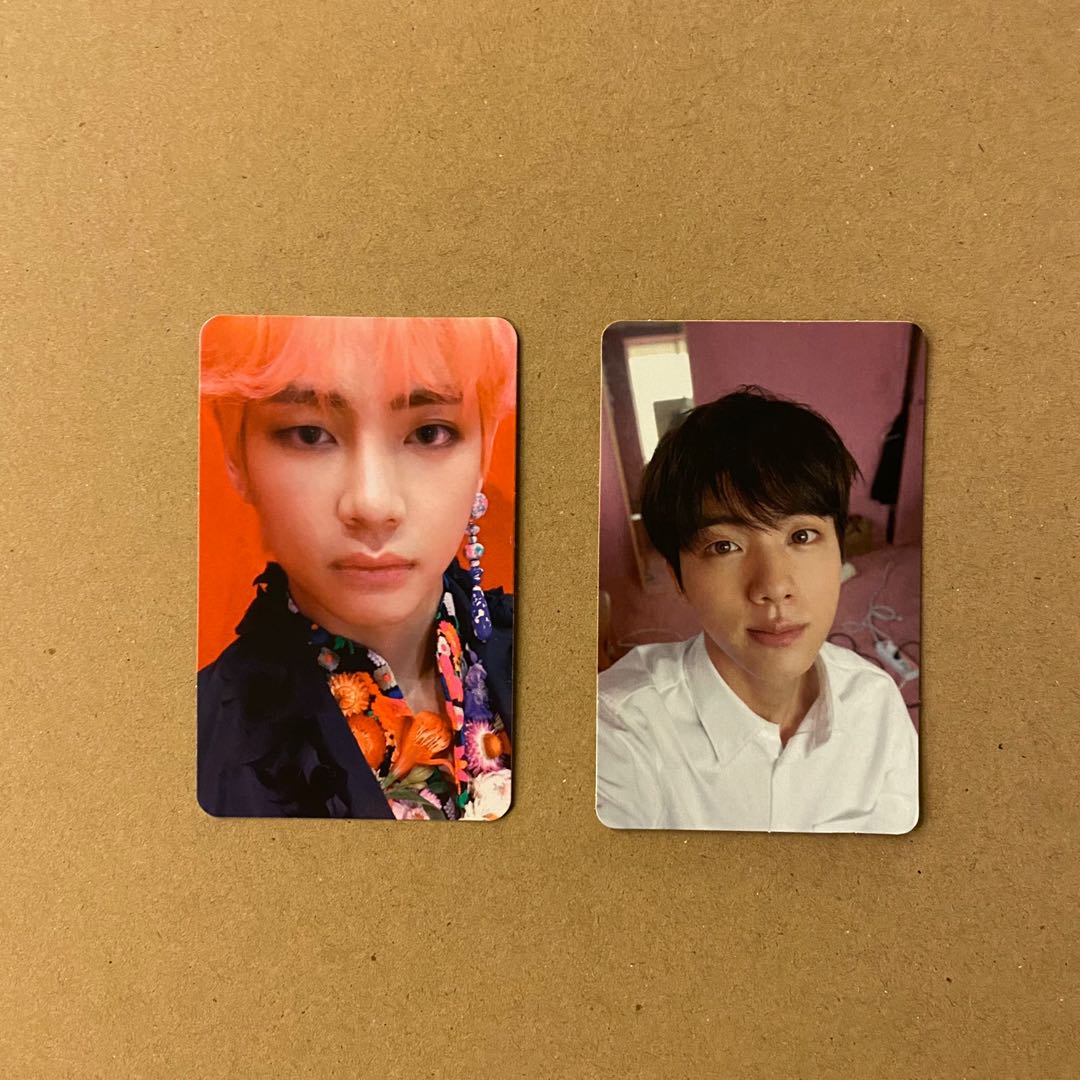 LY Answer Taehyung and LY Her Jin photocard pc rm yoongi suga jhope ...