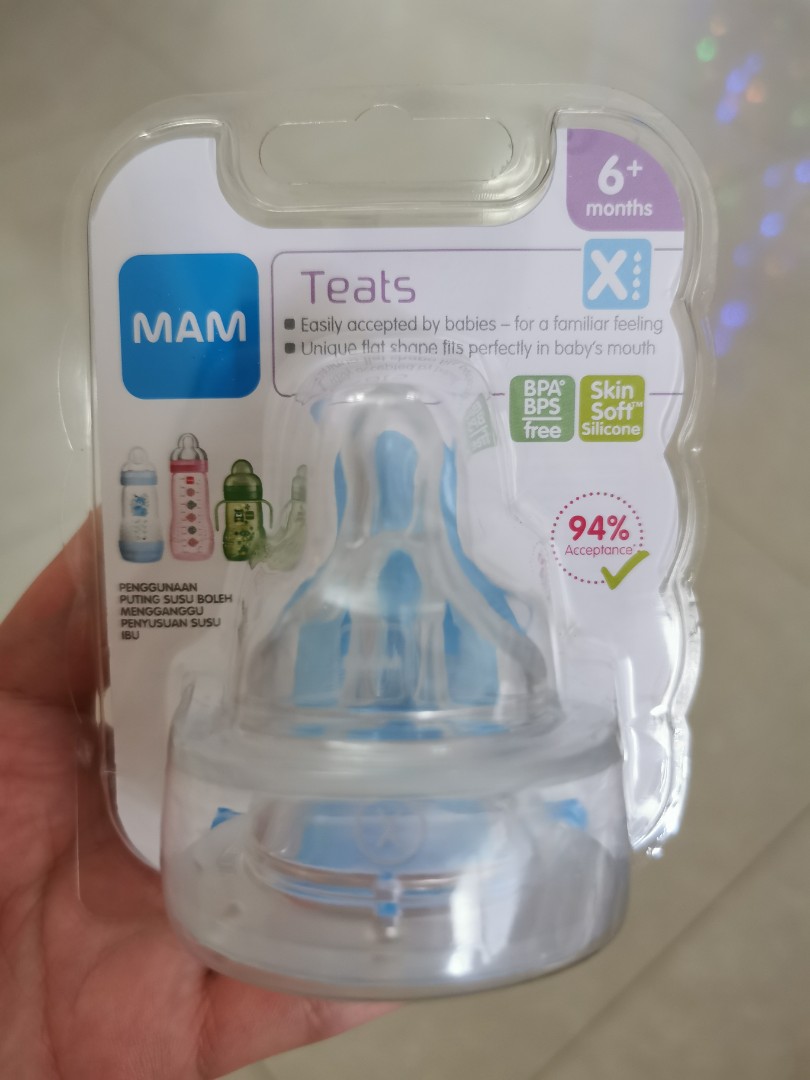 MAM Teats - 6+ Months (2 sets), Babies & Kids, Nursing & Feeding ...