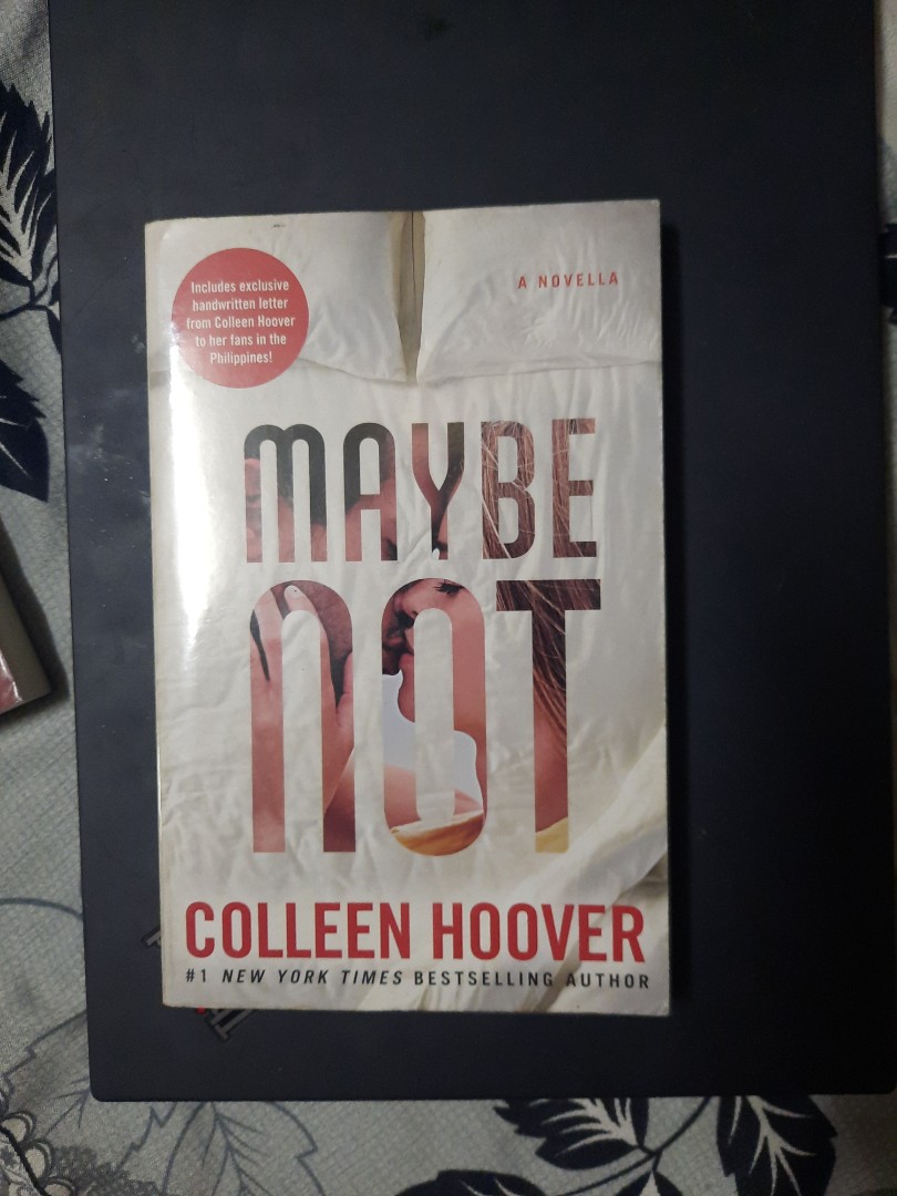MAYBE NOT BY COLLEEN HOOVER, Hobbies & Toys, Books & Magazines, Fiction ...