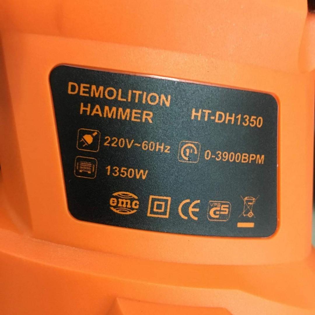 Mini Jack Hammer Demolition Breaker Chipping Gun 1350watts Free ...