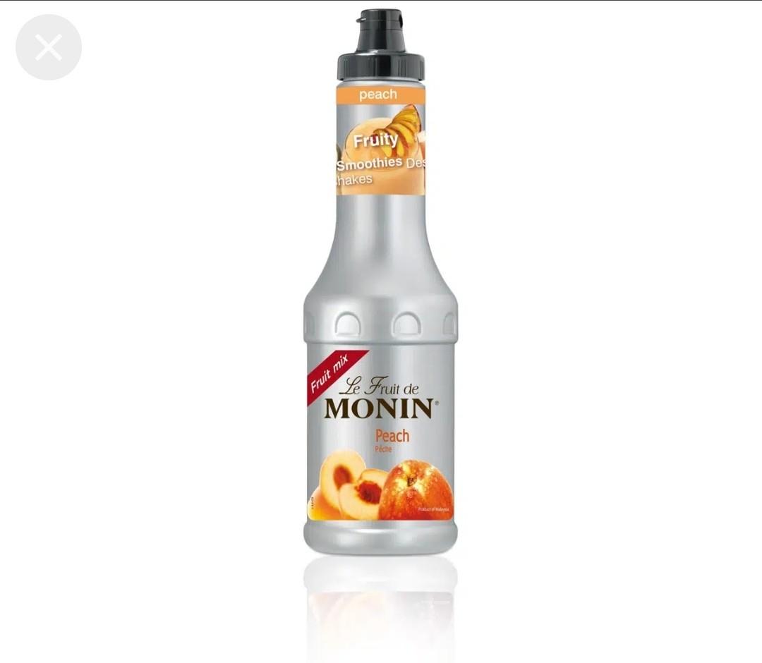 Monin Fruit mix Peach for cocktail / mocktail / smoothie, Food & Drinks ...