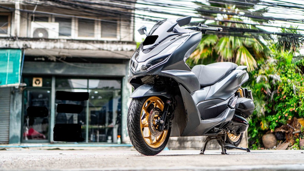 Moto Lassy Singapore Honda PCX 160 2021 Version 17 Carbon Front Panel ...