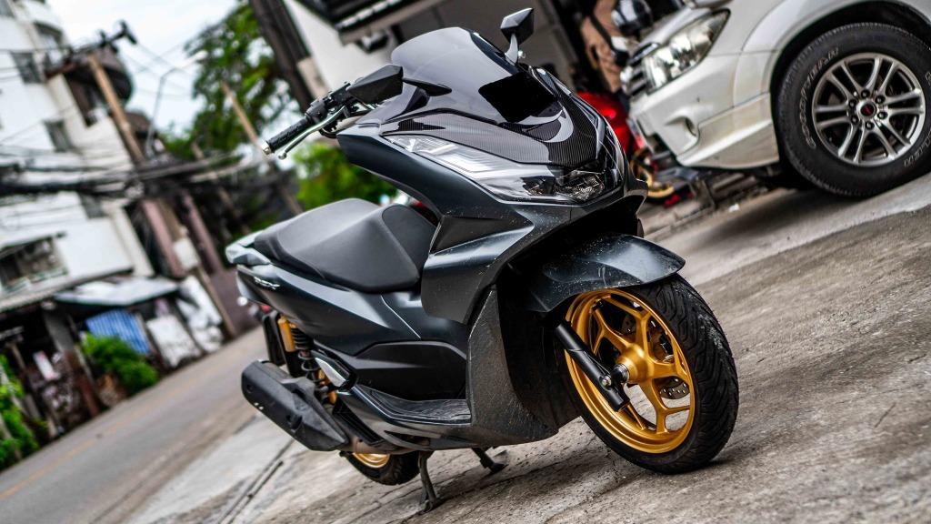 Moto Lassy Singapore Honda PCX 160 2021 Version 17 Carbon Front Panel ...