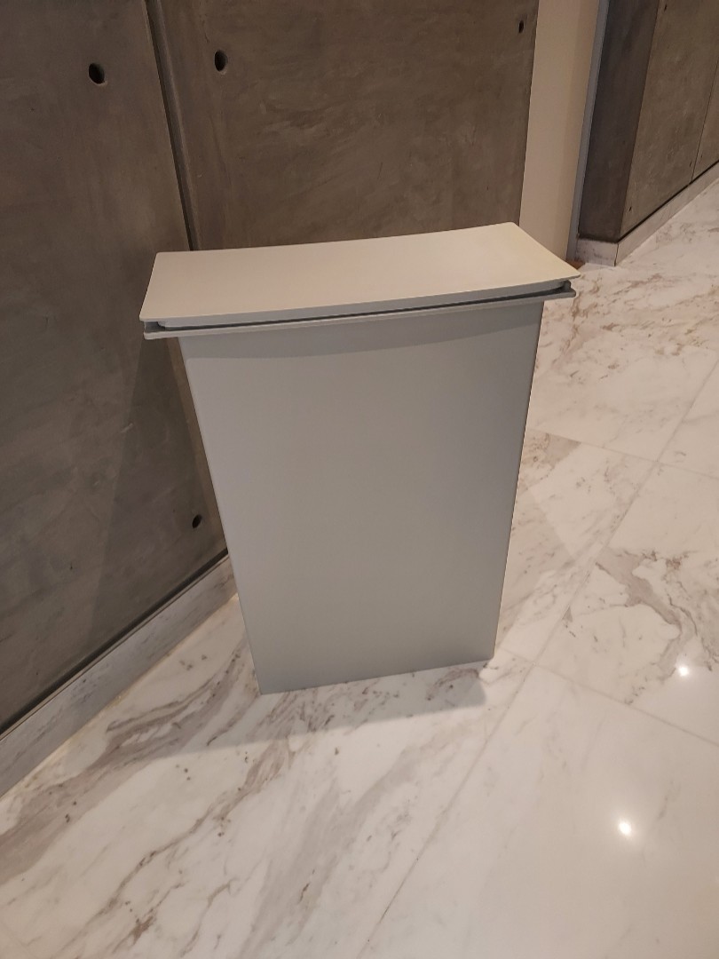 Muji Polypropylene Dust box with lid Used, Furniture & Home Living ...