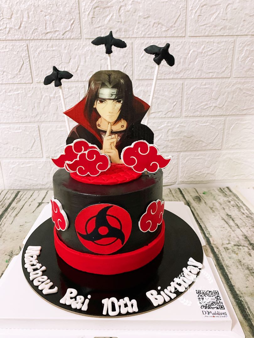 Naruto Itachi Uchiha Birthday Cake, Food & Drinks, Homemade Bakes on ...