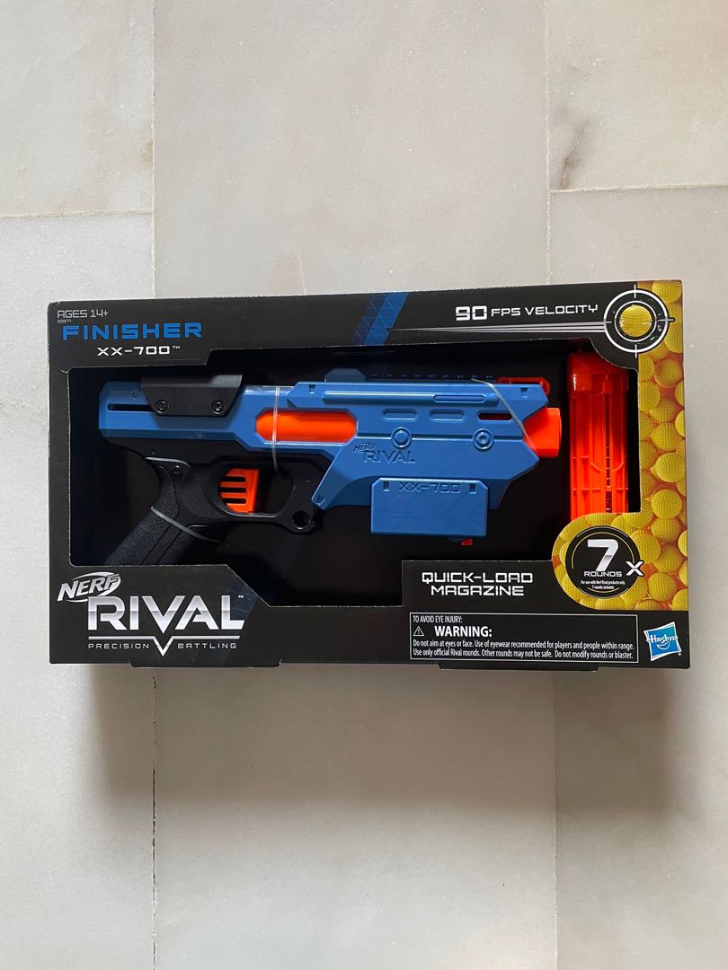 Nerf Rival Finisher XX-700 Blaster Quick-Load ]BNIB], Hobbies & Toys ...