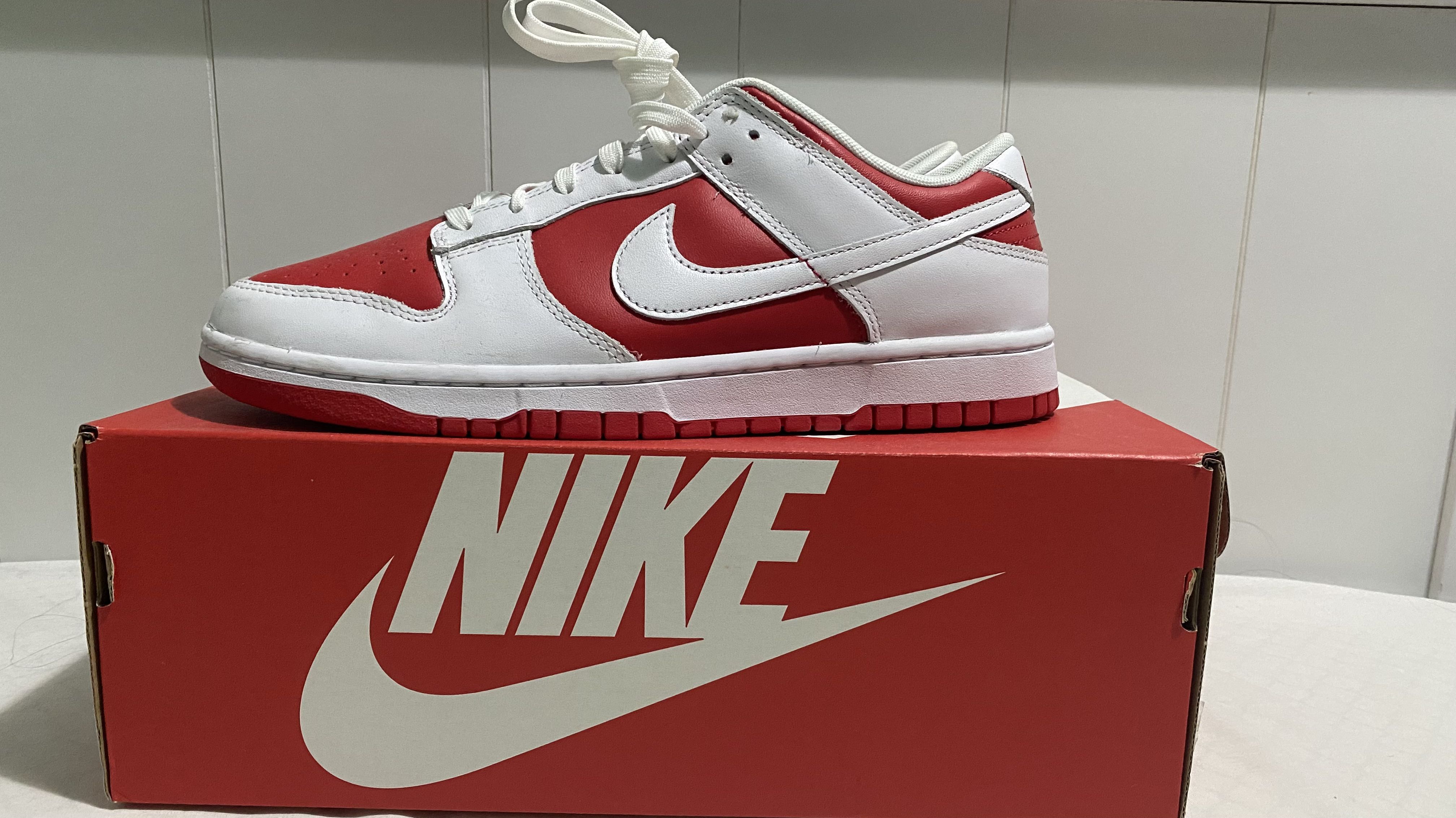 Nike dunk champion Red, Men's Fashion, Footwear, Sneakers on Carousell