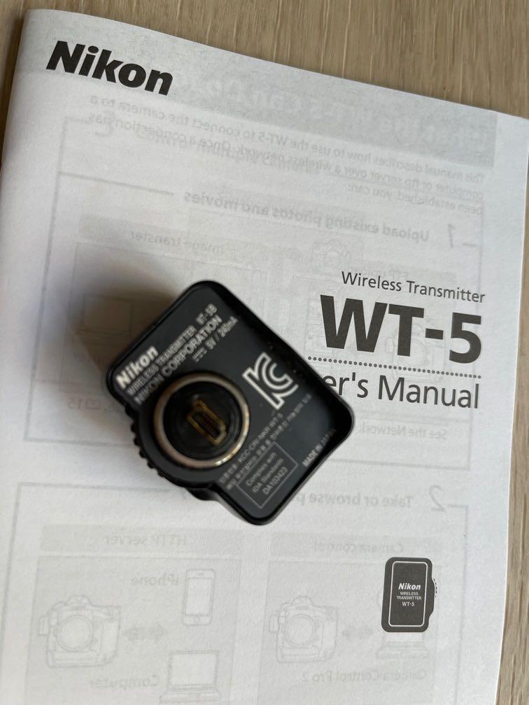 Nikon wt 5 wireless transmitter, Photography, Photography Accessories ...
