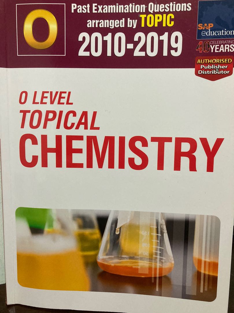 O level Chemistry Topical Ten Year Series(2010-2019), Hobbies & Toys ...