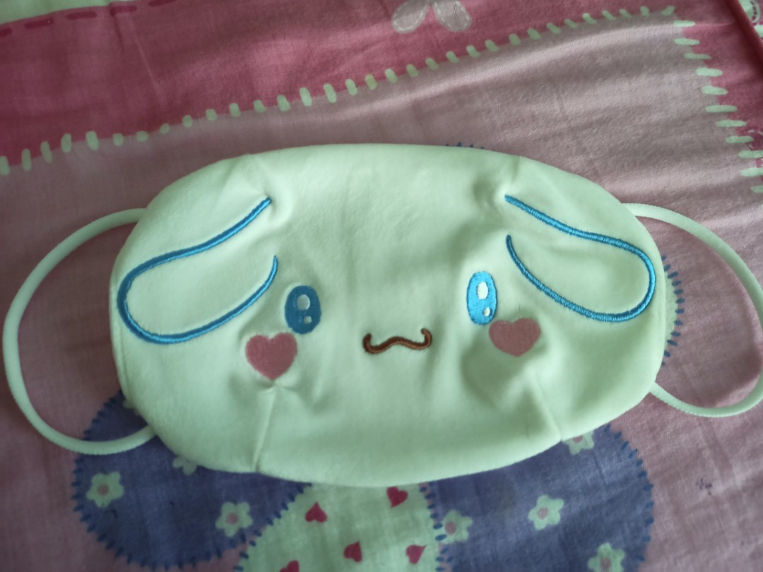 ORIGINAL SANRIO CINNAMOROLL FABRIC MASK, Health & Nutrition, Face Masks ...