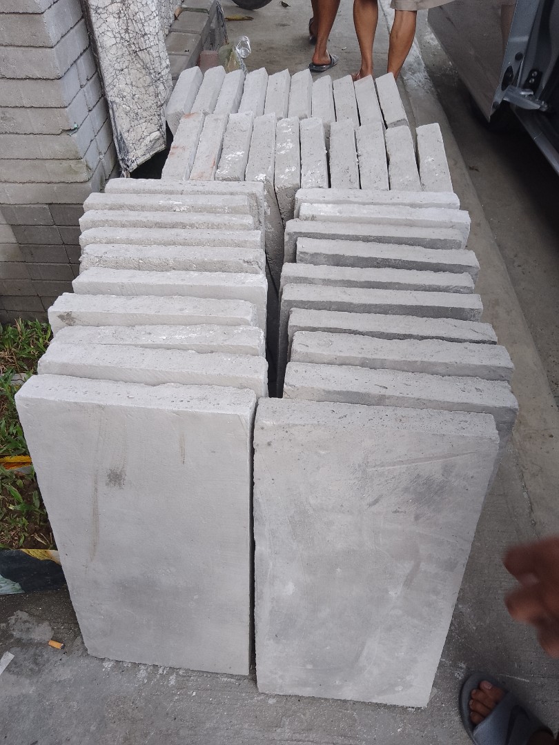 Plain Stepping stones 12x24 inches, Furniture & Home Living, Home Decor ...